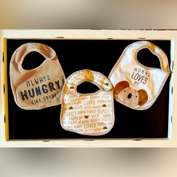 Carter's | Accessories | Carters 3 Piece Hungry Koala Bib Set | Poshmark